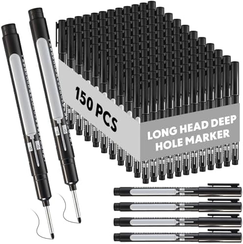150 Pcs Long Nib Marker Pens Bulk 20mm Deep Hole Markers Quick Dry ...