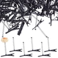 150 Pcs Metal Spring Hair Clips DIY Sprout Clip Black Duck Bill ...