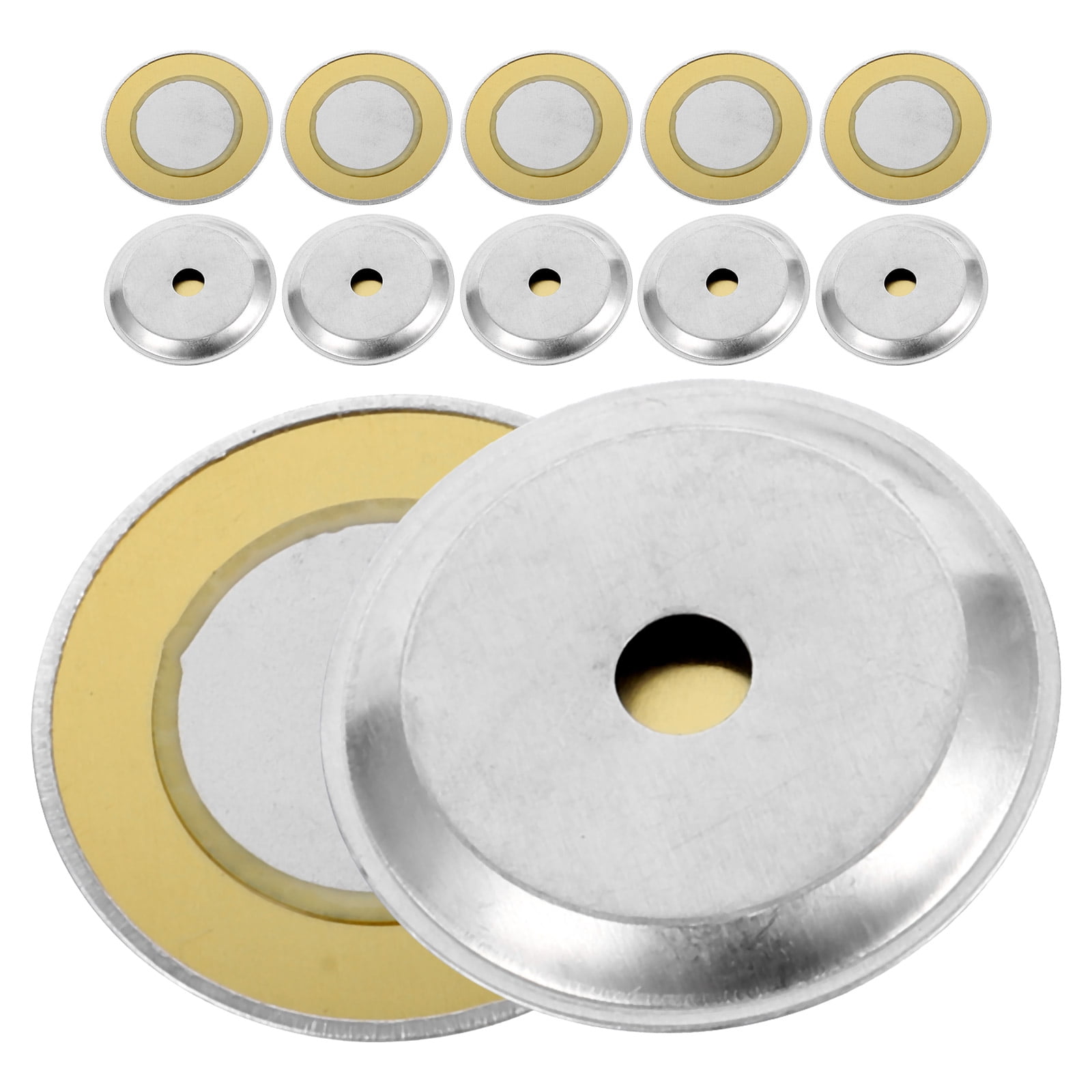 150 Pcs Recordable Button Buzzer Transducer Trigger Piezoelectric Discs ...