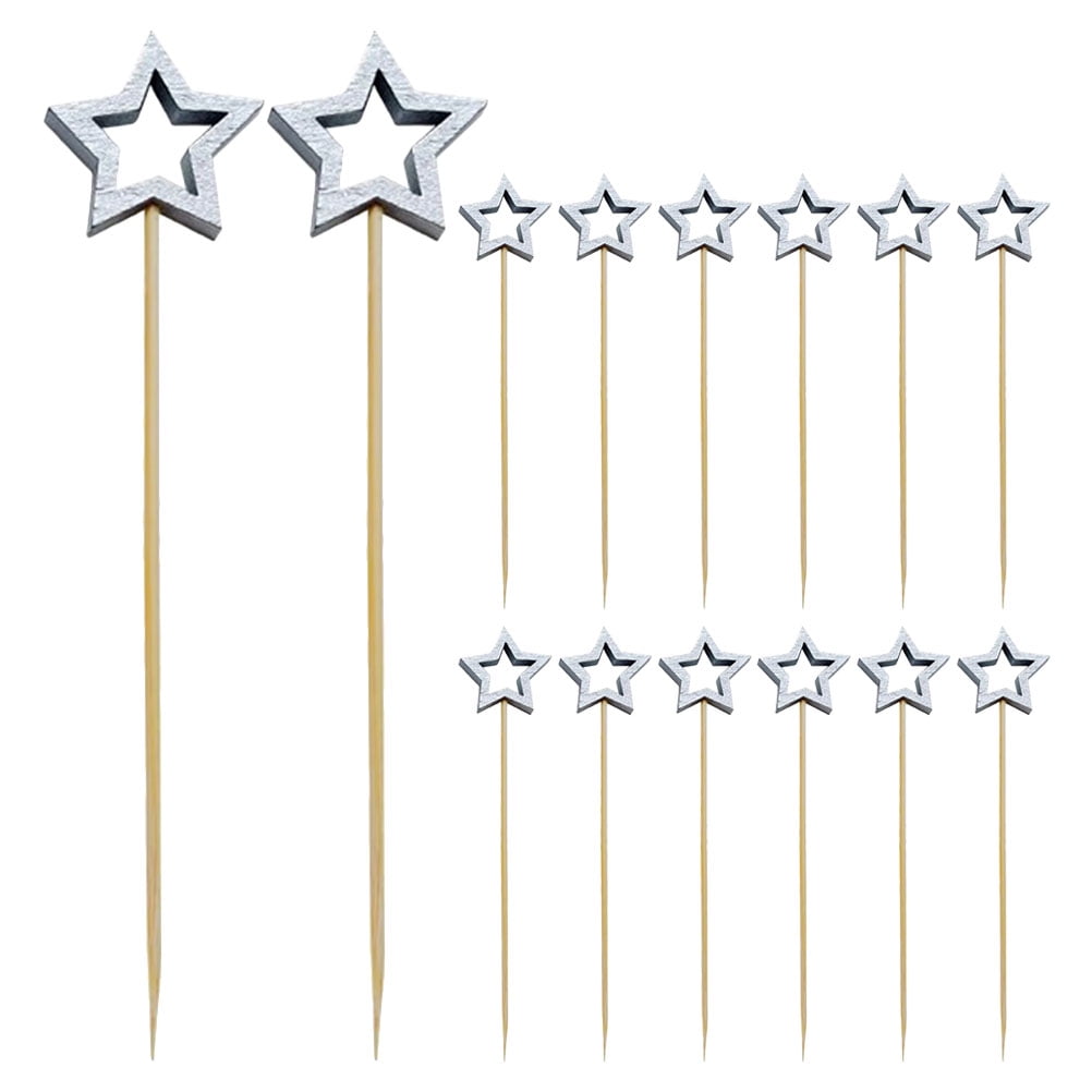 150 Pcs Sandwich Toothpicks Five-pointed Star Fruit Sign - Walmart.com