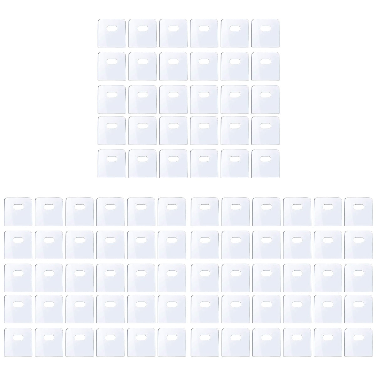 150 Pcs Shutter Repair Stickers Plastic Binder Vertical Blind Clip ...