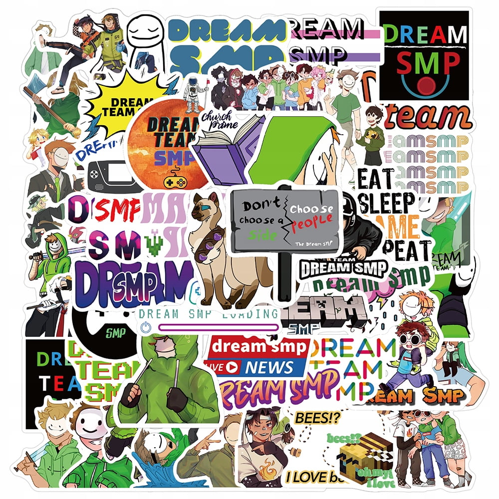 150 Pcs Stickers Dream Game Smp Anime Graffiti Diy For Colorful And ...