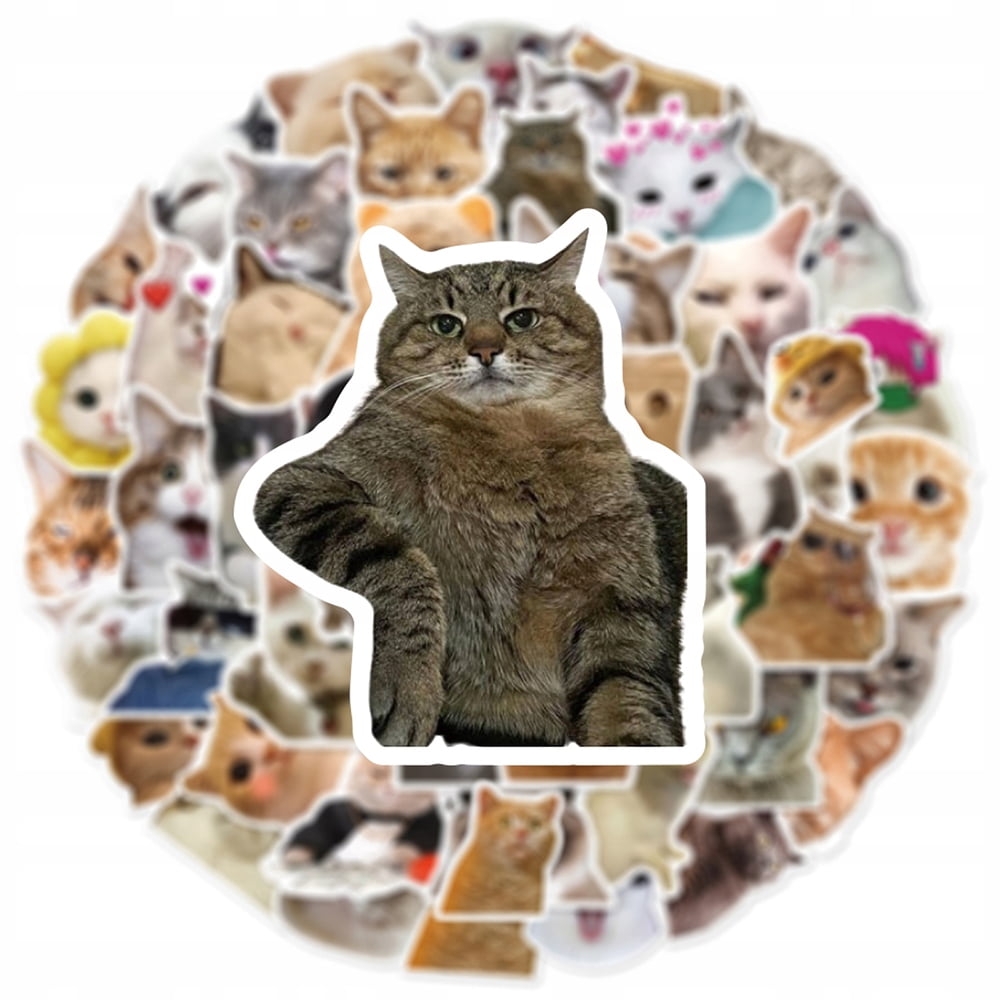 150 Pcs Stickers Meme Catanime Sticker Sticker For Colorful And ...