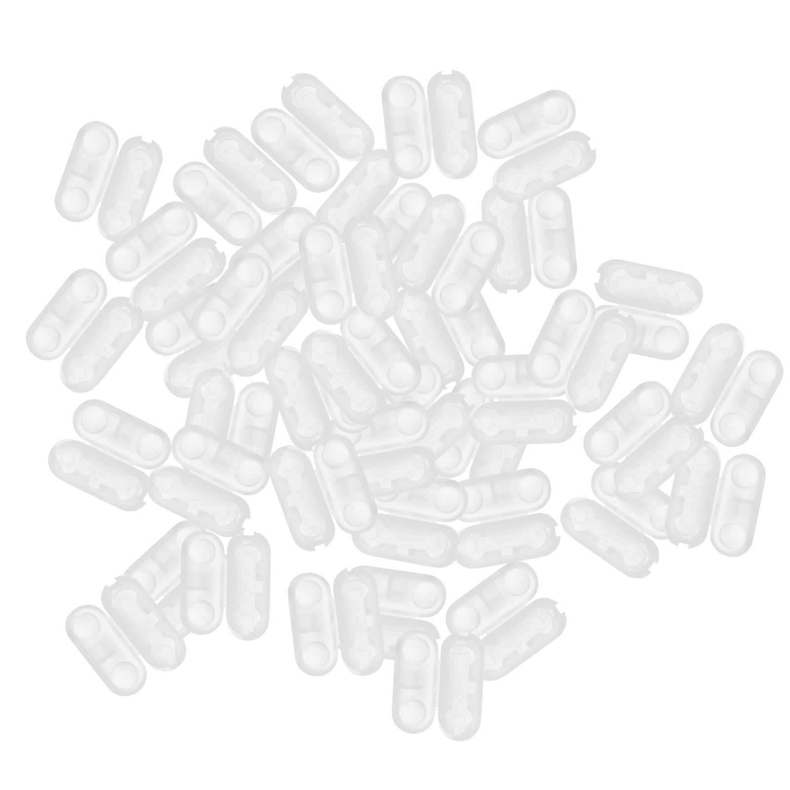 150 Pcs Transparent Bead Buckle Vertical Roman Roller Curtain ...