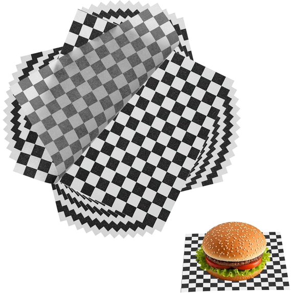 150 Pcs Wax Paper Sheets for Food, 7 x 7 Inch Greaseproof Wrapping ...