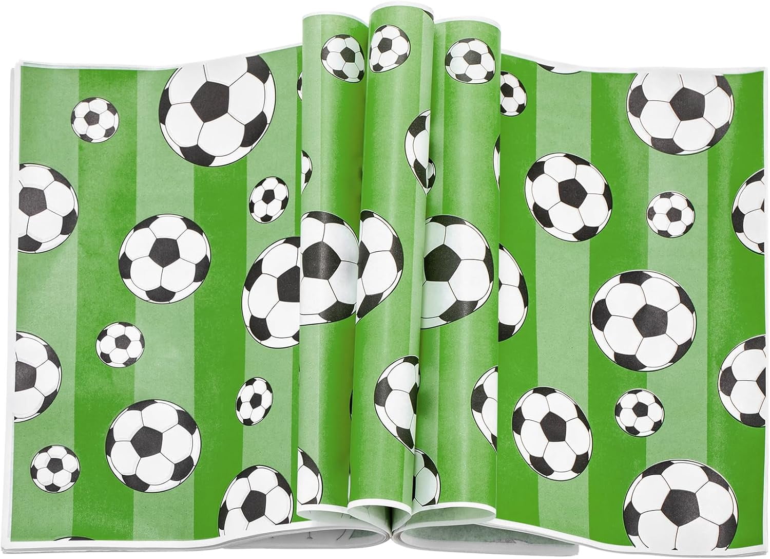 150 Pcs Wax Paper Sheets Soccer Theme Food Wrapping Paper Grease ...