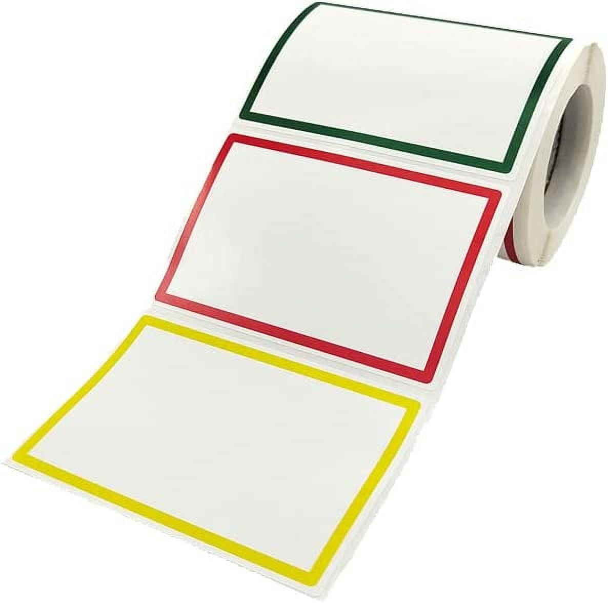 150 Pcs Writable Name Labels Stickers Blank Name Tag Stickers Self ...