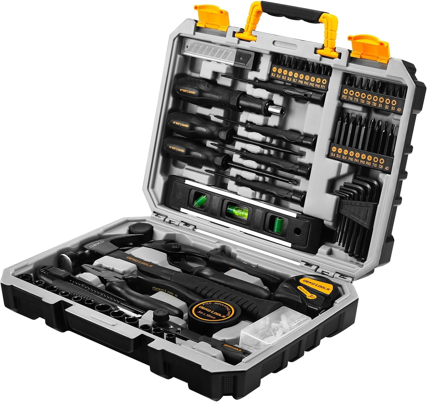 150 Piece Tool Set, General Household Hand Tool Kit, Home Repair Tool ...