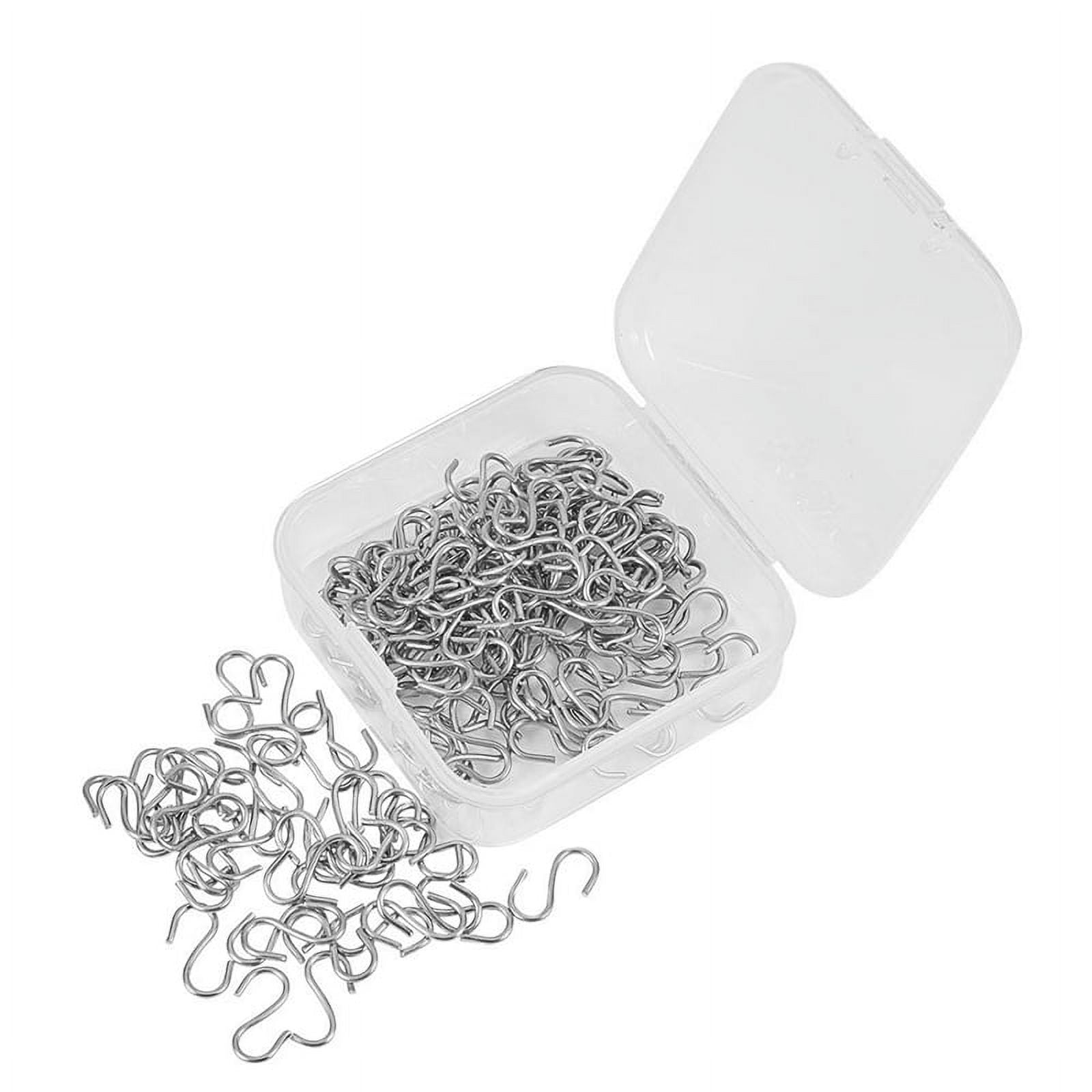 150 Pieces Mini S Hooks Metal S-Shaped Wire Hook Hangers for , Hanging ...