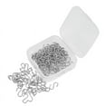 150 Pieces Mini S Hooks Metal S-Shaped Wire Hook Hangers for , Hanging ...
