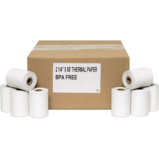 (150 Rolls) 2 1/4 x 85' Thermal Receipt Paper - Veeder Root TLS350(150 ...