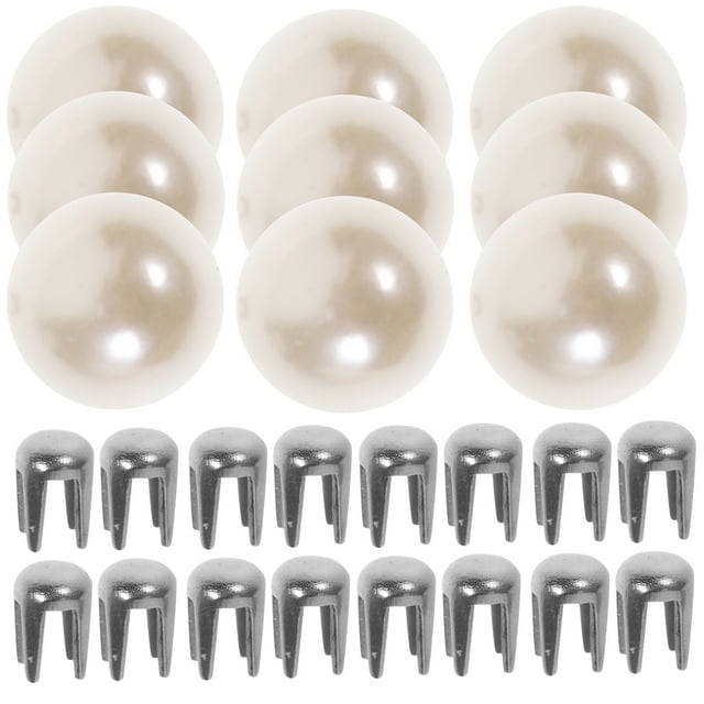 150 Sets Claw Nail Rivets Foam Stickers Handmade Pearls Pressed Flowers ...