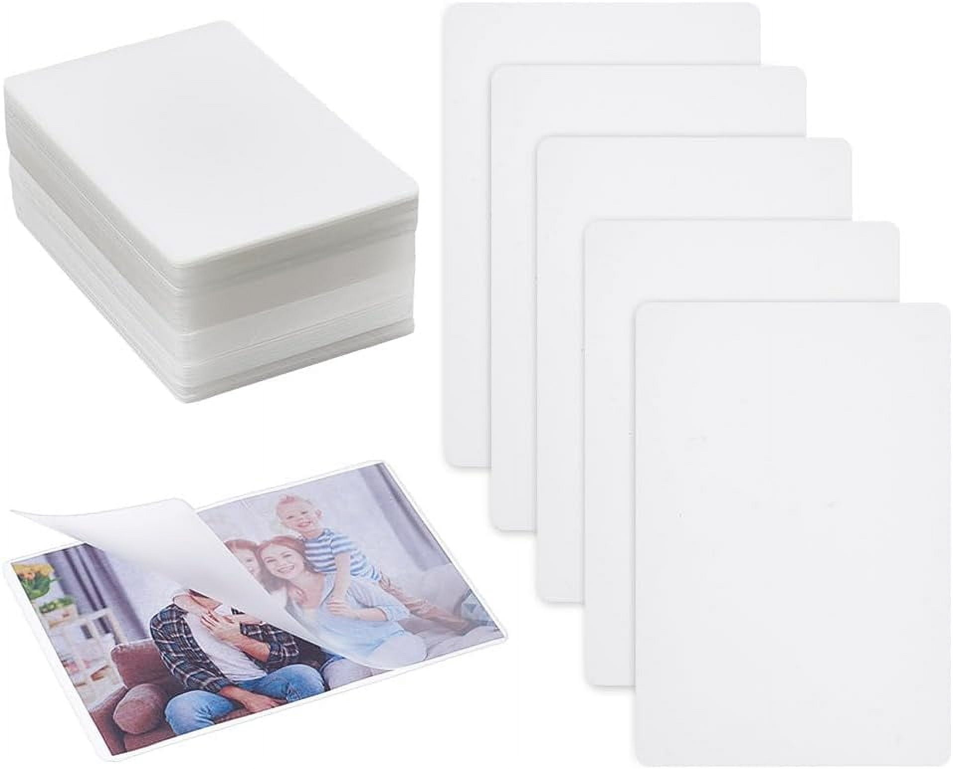 150 Sheets 5 Styles Thermal Laminating Pouches Clear Laminating Pouch ...