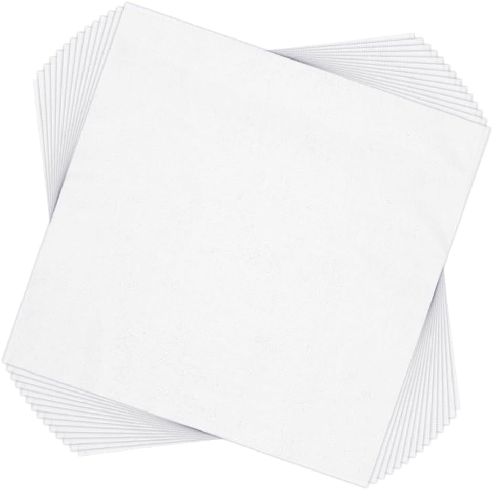 150 Sheets Wash Away Stabilizer for Embroidery (8 x 8 Inch) Transparent ...