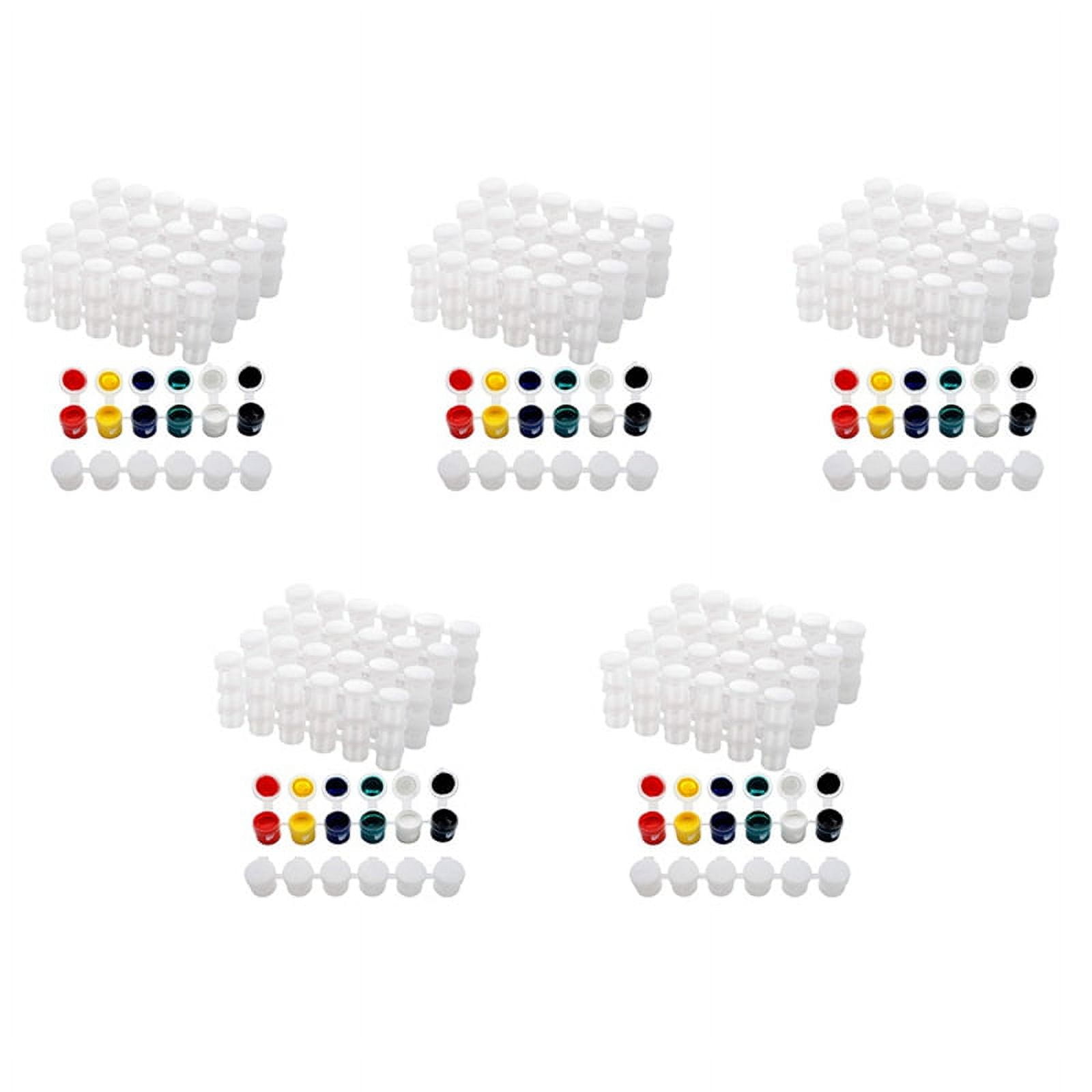 150 Strips Empty Paint Strips Paint Cup Pots Storage Containers ...