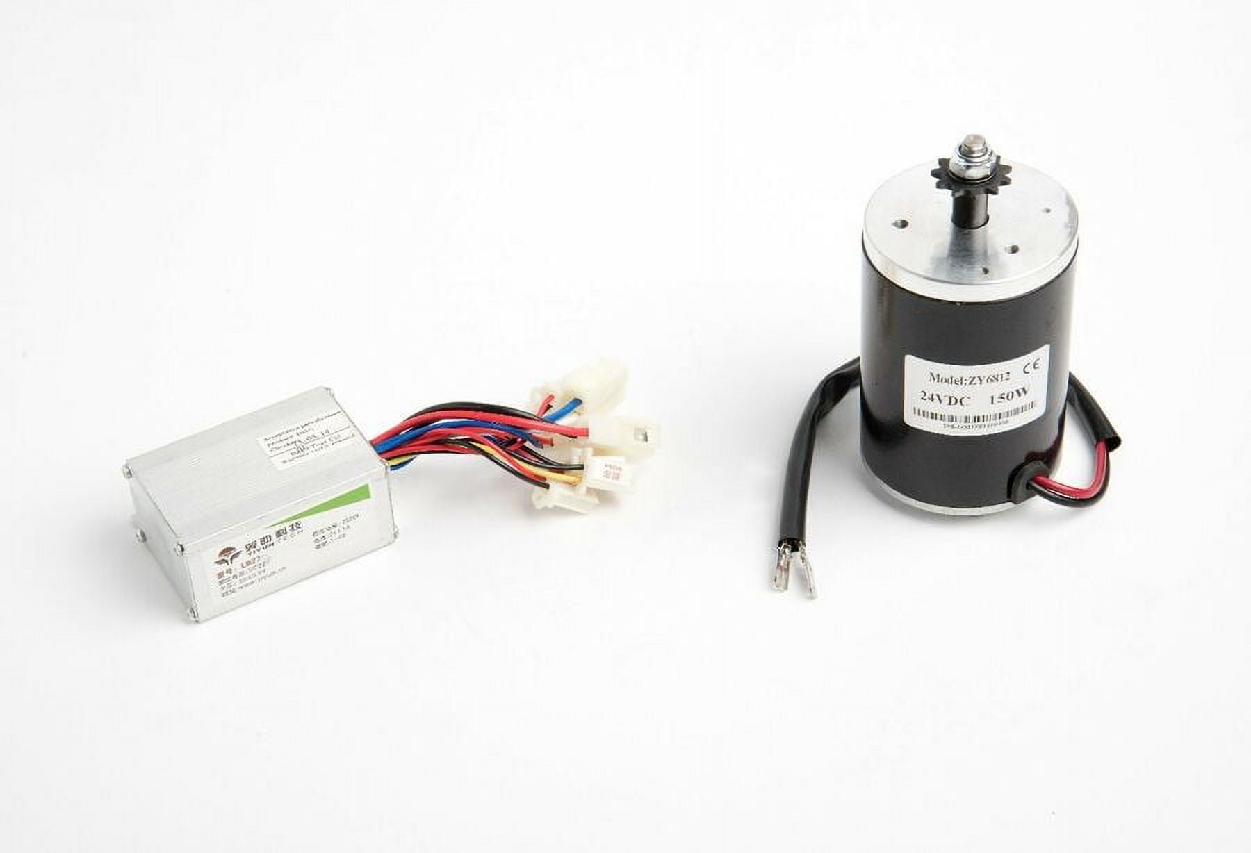 150 W Unite Electric Motor w Sprocket & Speed Controller f scooter ...
