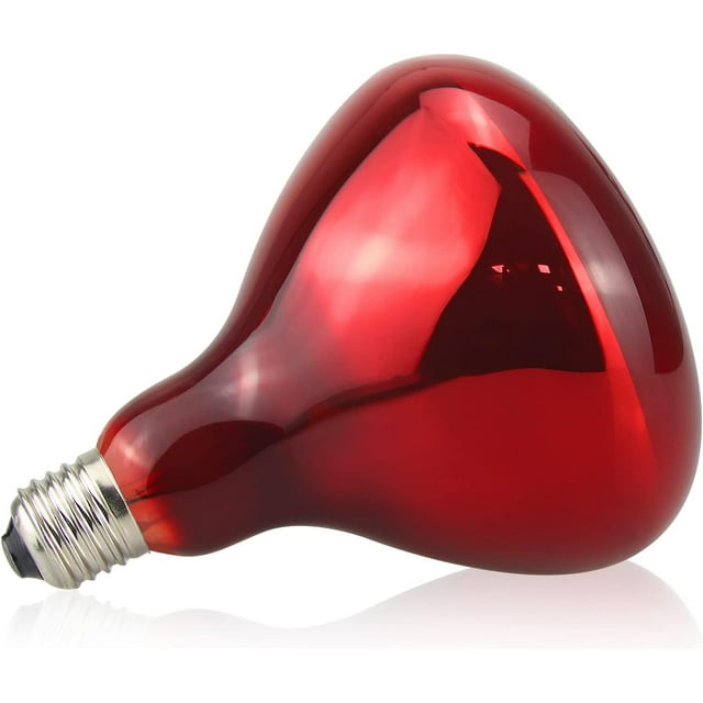 150 Watt Heat Lamp Bulb, Red Light Therapy Bulb, Incandescent Infrared ...