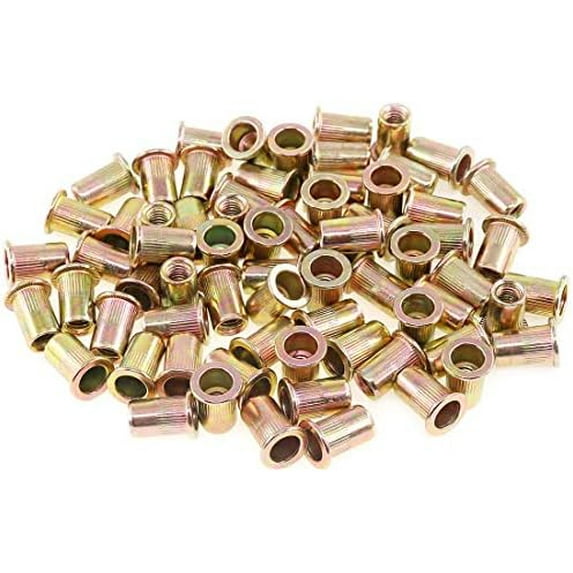 150 count M6 Rivet Nuts Metric Zinc Plated Rivet Nut Rivet Nut Flat ...