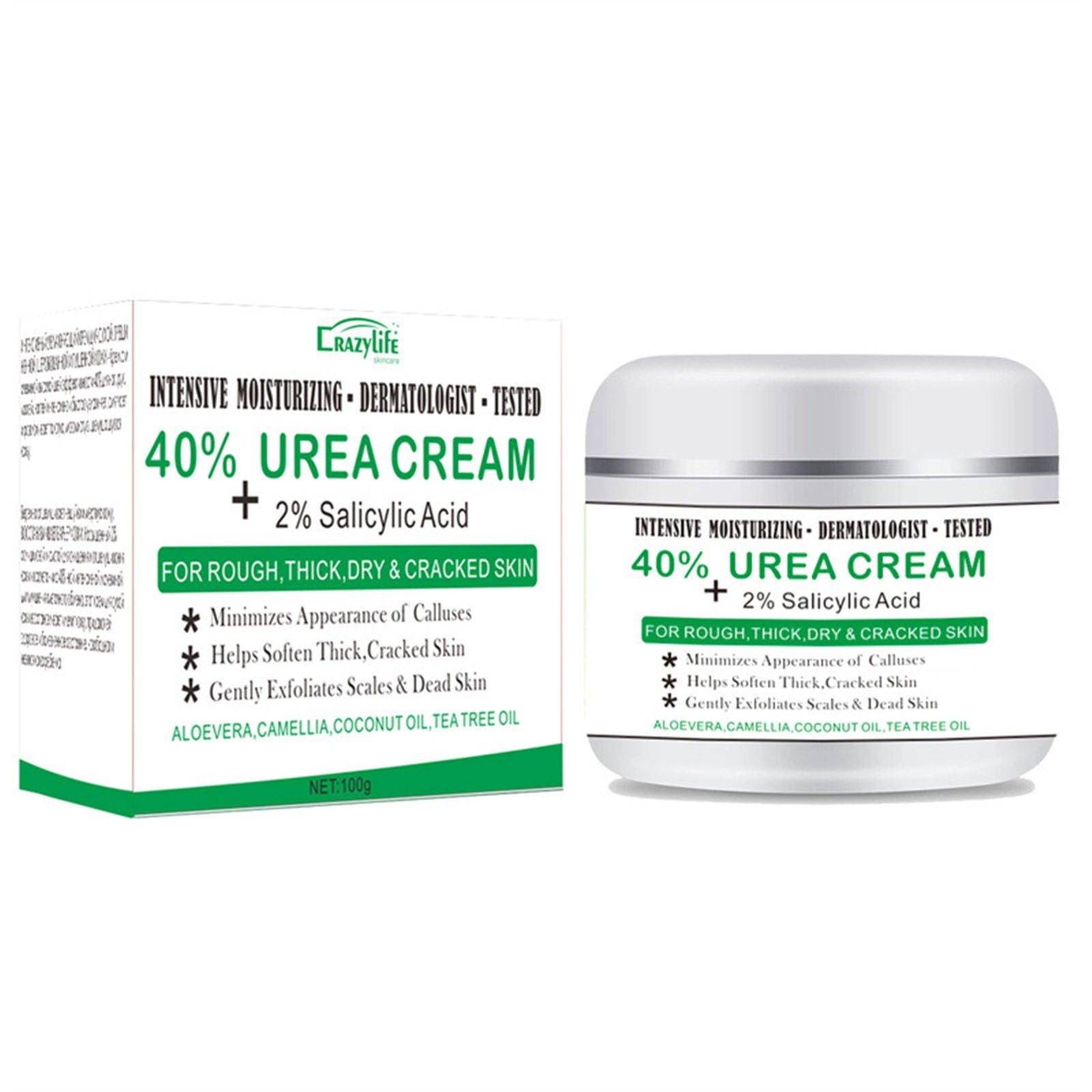 150 g Urea Cream, Urea Cream 40 Percent, with 2% Salicylic Acid, Tea ...