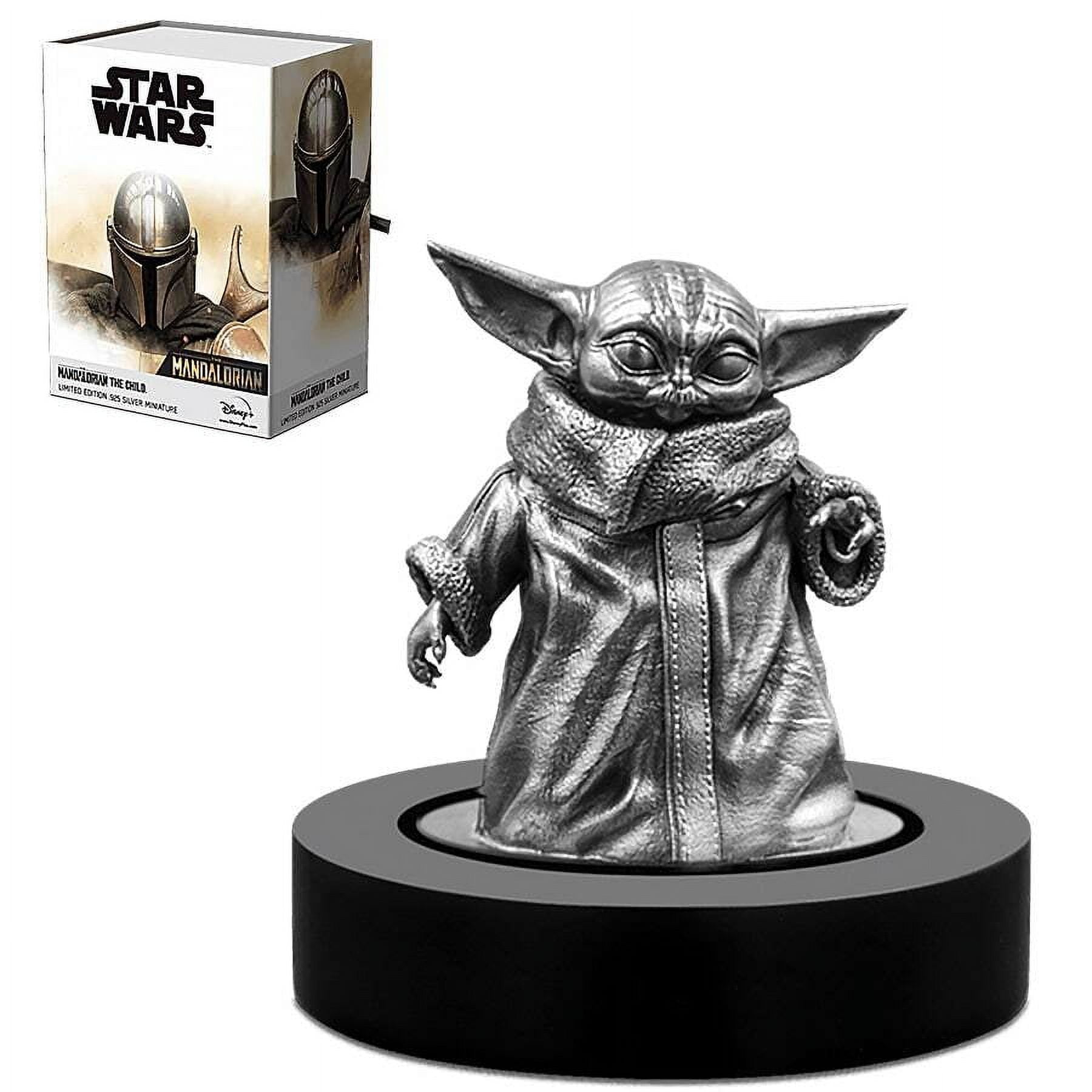 150 Gram New Zealand Mint Star Wars Grogu The Child Silver Miniature ...