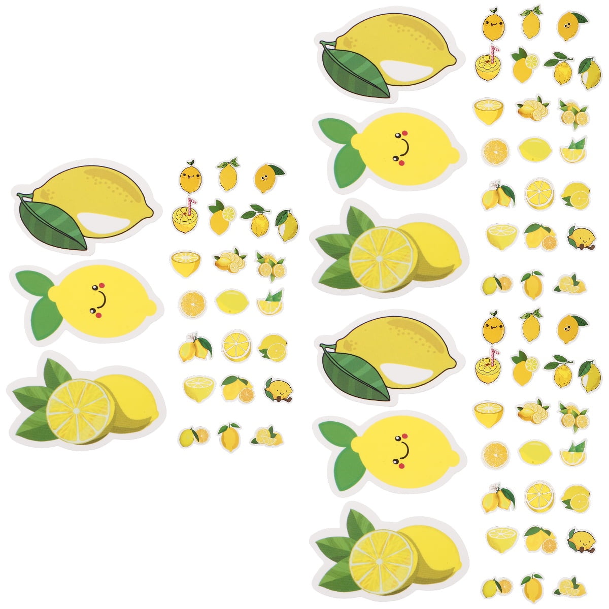 150 pcs Cartoon Lemons Stickers Lovely Lemons Sticker Suitcase Decals ...