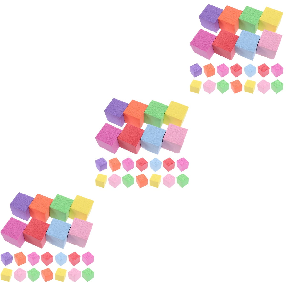 150 pcs Educational Foam Cube Blocks Small Building Blocks Foam ...