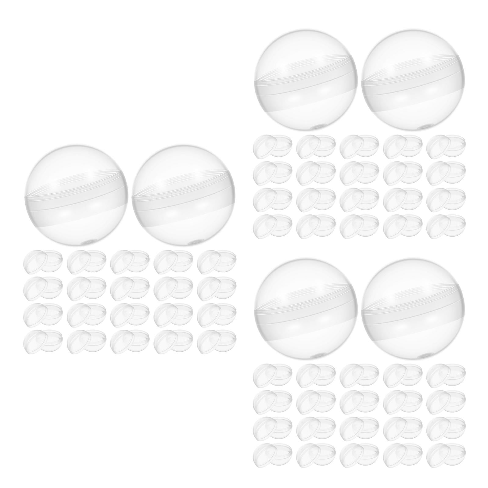 unbranded 150 pcs Plastic Capsules Fillable Capsules Clear Twisting ...