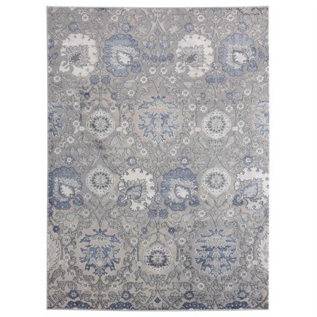 150" x 180" x 0.36" Blue Polyester/Olefin Oversize Rug - Walmart.com