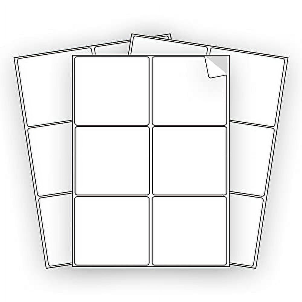 1500 EcoSwift Shipping Labels 4 x 3 1/3 inches Mailing Address Blank ...