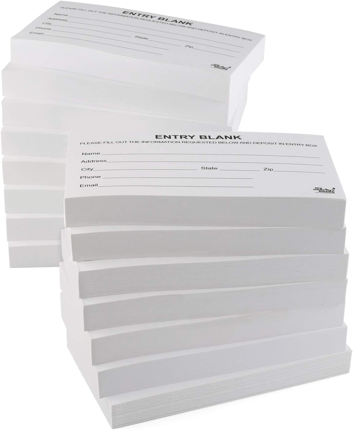 1500 Entry Sheets Ticket Raffle Perfect Use for raffles, Lead ...