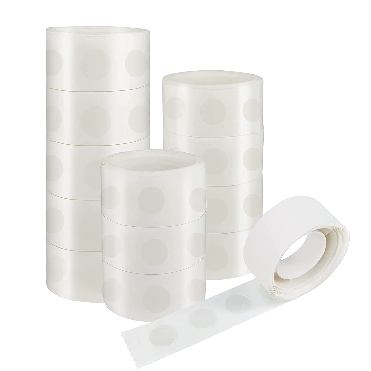 1500 Glue Points Balloon Dot Glue Sticker, 6 Rolls Non-Liquid Glue ...