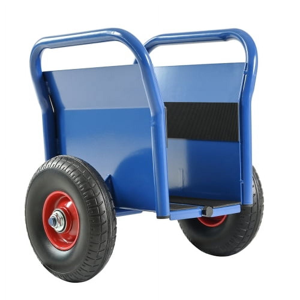 1500 LBS Heavy Duty Drywall Cart Steel Panel Truck with Wheels, Folding ...