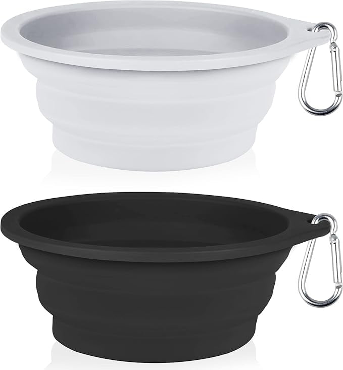 1500 ML Collapsible Dog Bowl - Sturdy Reinforced Rim - Collapsible Dog ...