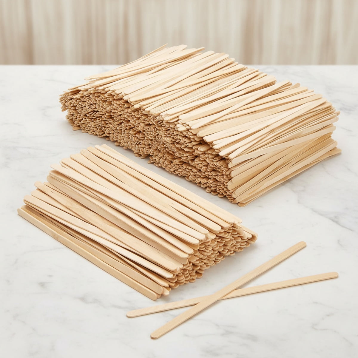 1500 Pack Wooden Coffee Stirrers, Disposable Stir Sticks, BPA Free ...