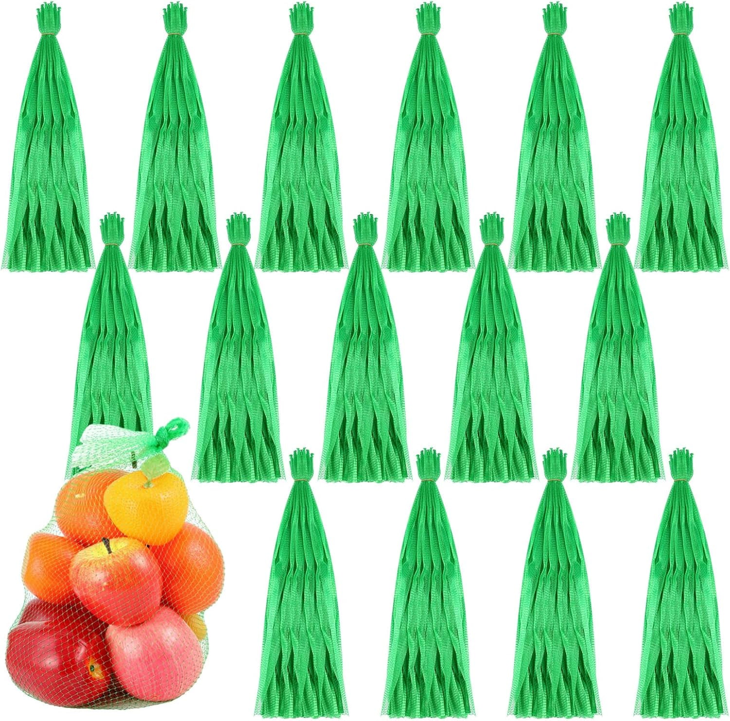 1500 Pcs Reusable Mesh Nylon Netting Bulk, Fits Storage Egg Vegetable ...