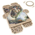 1500 Piece Puzzle Board With Drawers And Cover, 34" X 26" Wooden ...