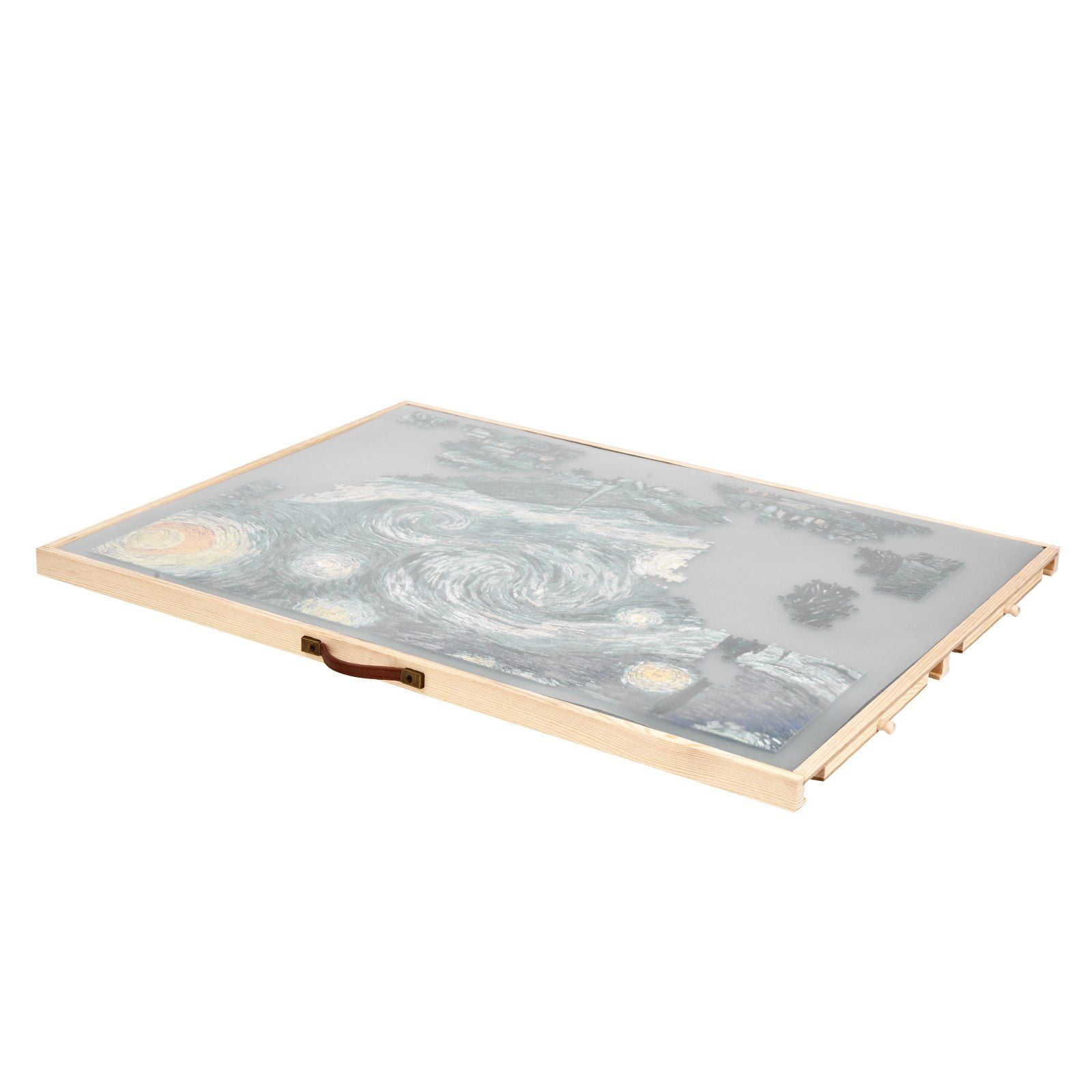 1500 Piece Puzzle Board with Drawer & Cover - Portable Wooden Jigsaw ...