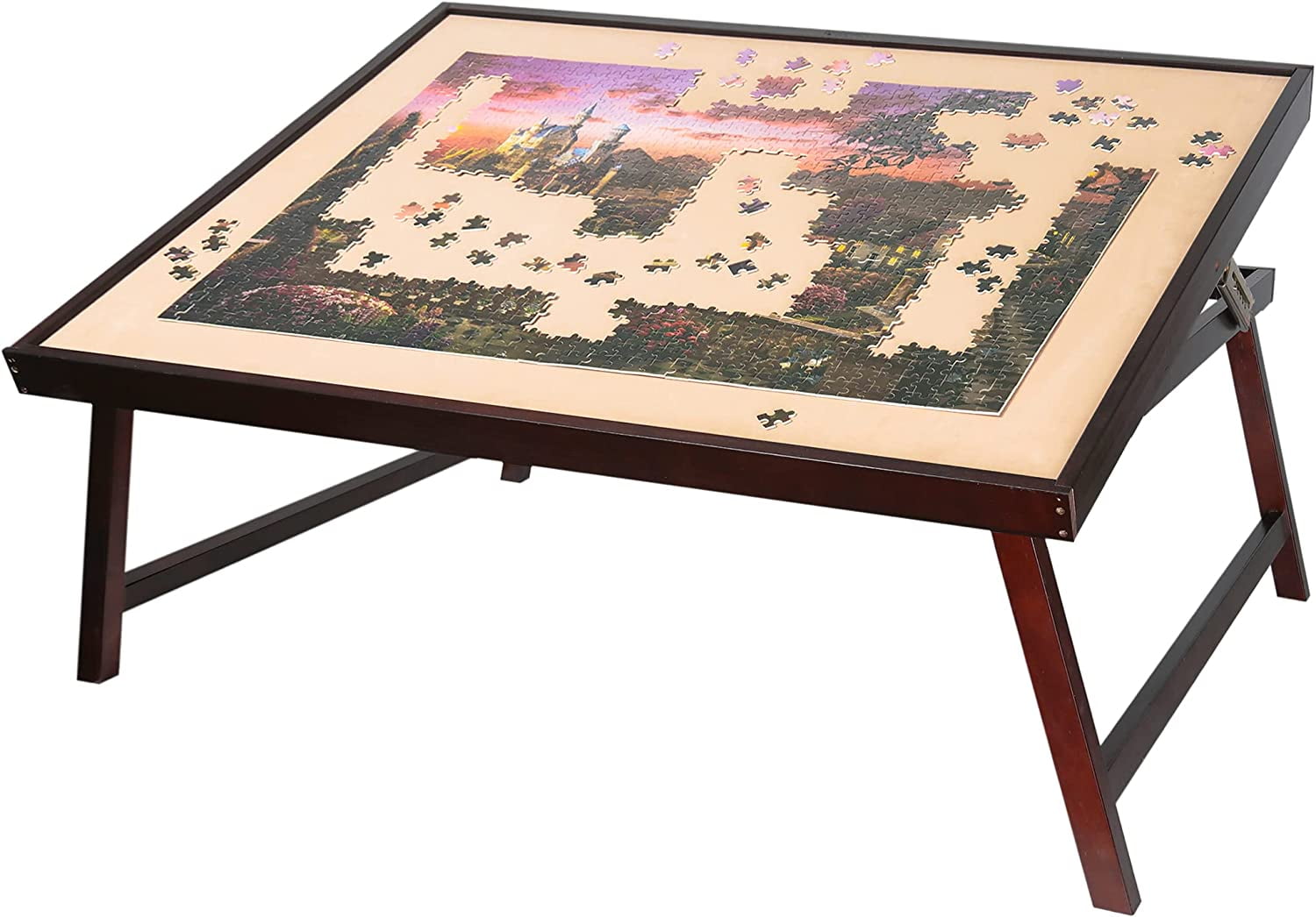 1500 Piece Tilting Puzzle Table with Folding Legs, Adjustable Puzzle ...