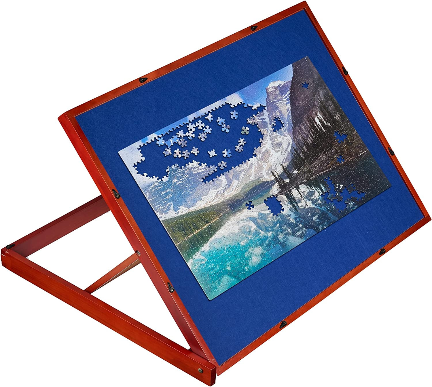 1500 Piece Wooden Jigsaw Puzzle Table Easel - with Wooden Cover ...