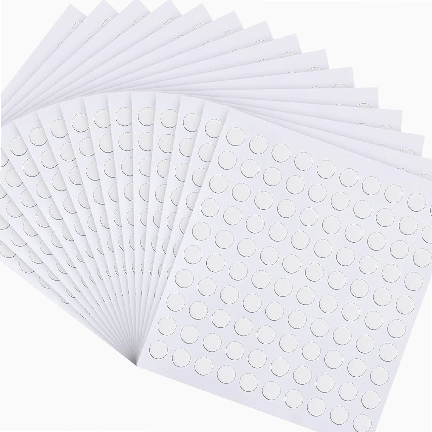 1500 Pieces Double Sided Adhesive Dot Clear Sticky Tack Removable ...