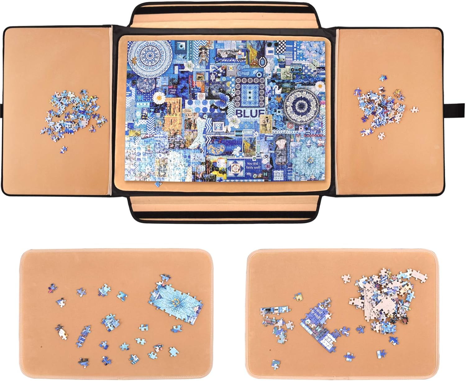 1500 Pieces Jigsaw Puzzle Board, Portable Puzzle Board, Jigsaw Puzzle ...