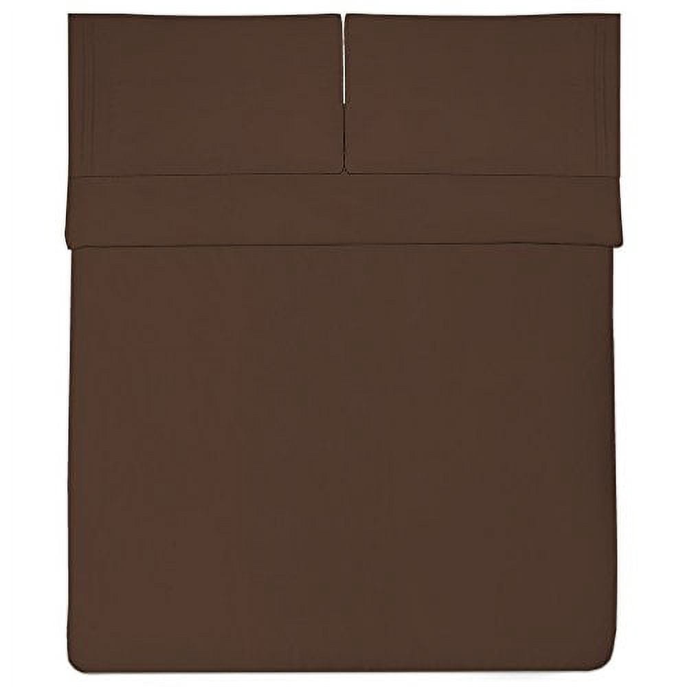 1500 Supreme Collection Extra Soft Full Sheets Set, Brown - Luxury Bed ...