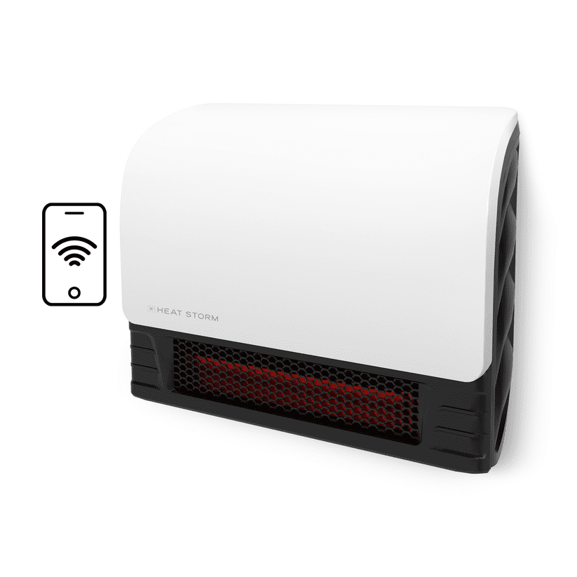 1500 Watt Minimalist Wi-Fi Infrared Wall Heater by Heat Storm - Walmart.com