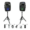 Dance 12 Portable 12" Bluetooth PA Speaker Combo System, 1500W PMPO ...