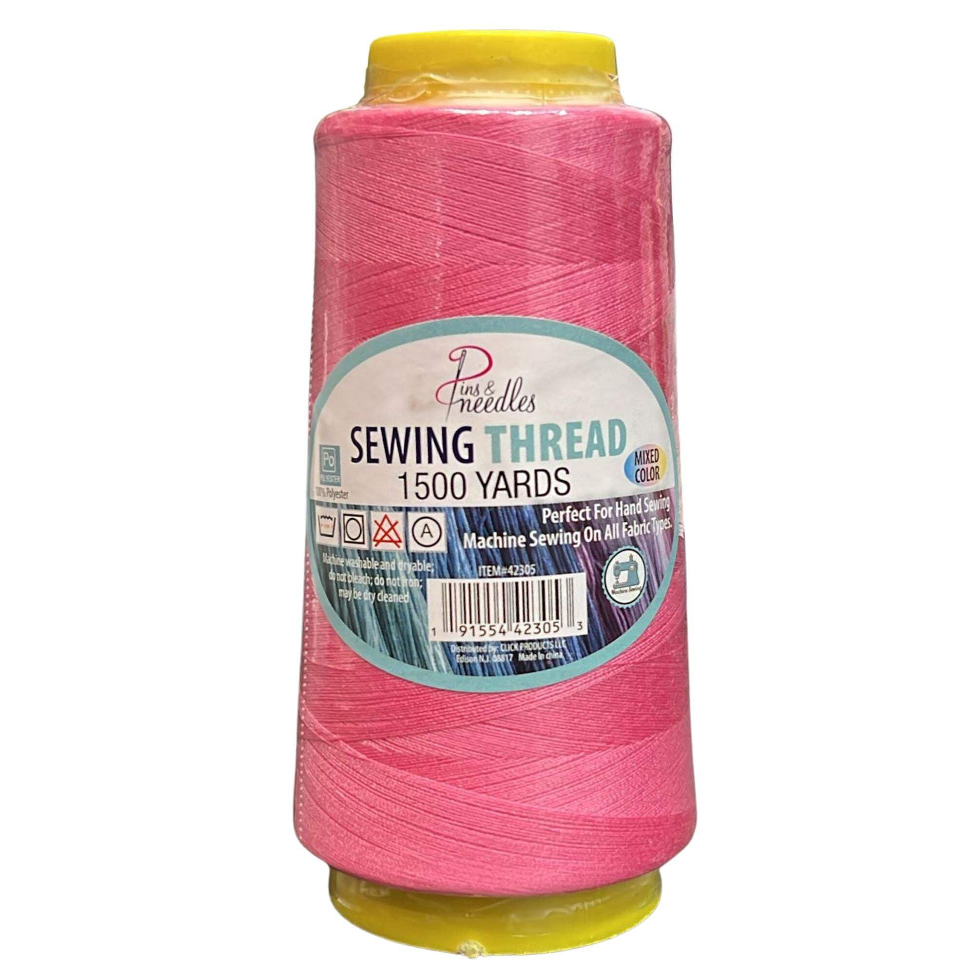 1500 Yards Pins Needles Sewing Thread:1CT - Walmart.com