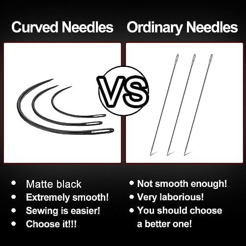 1500 Yards/roll Bonded Nylon Thread Tool Kit 210D/3 Hand Sewing Thread ...