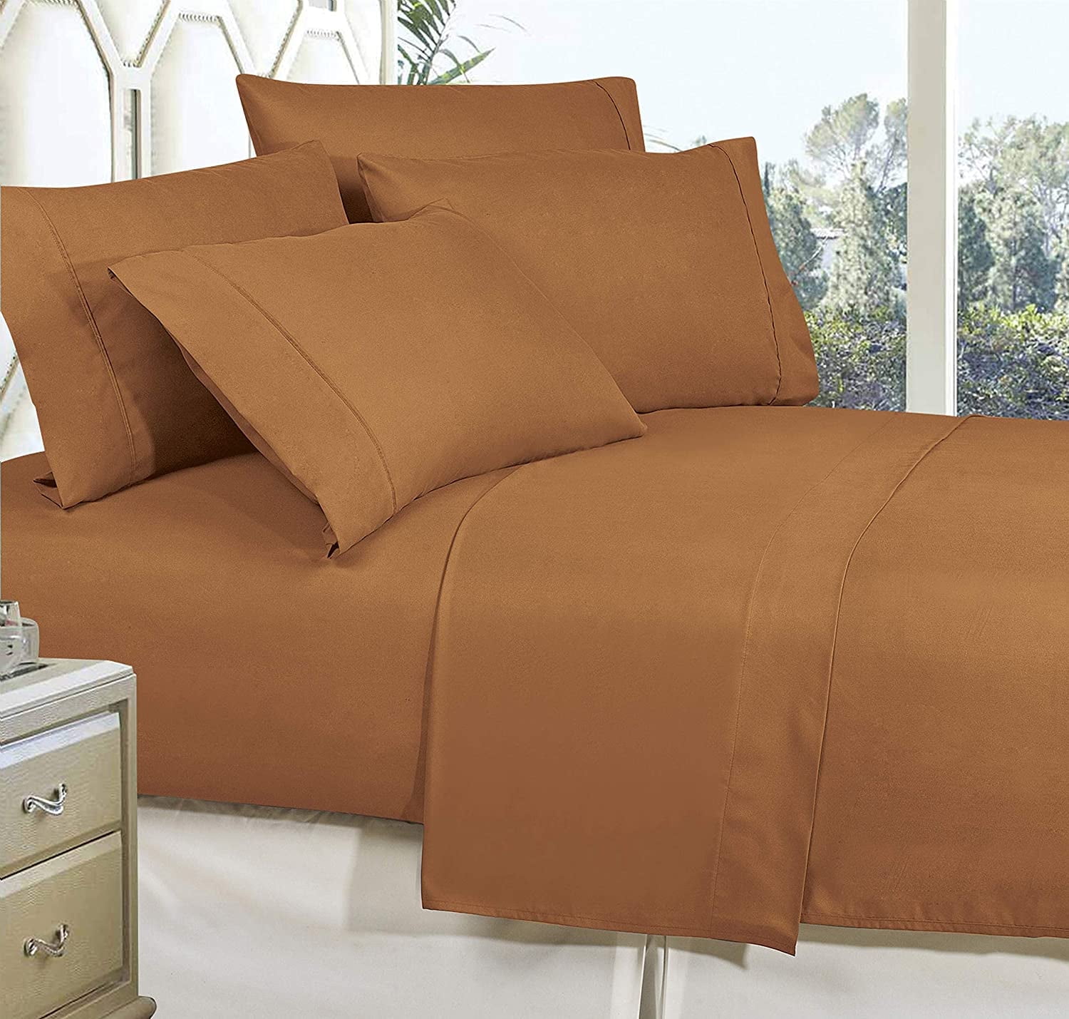 Elegant Comfort 1500 Hotel Quality Microfiber Wrinkle and Fade ...