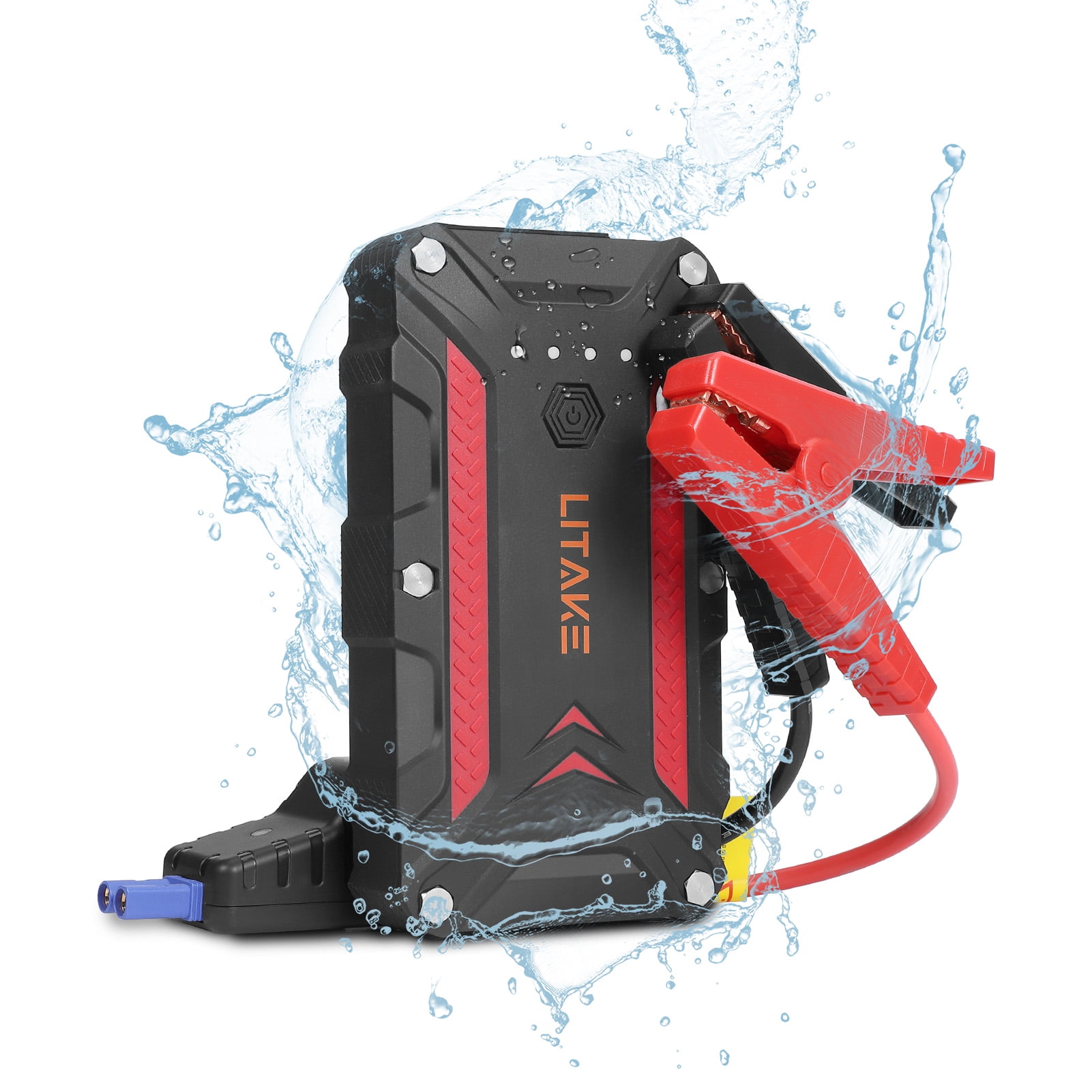 1500A 12V Car Jump Starter with SOS LED Light, Vehicles Auto Battery ...