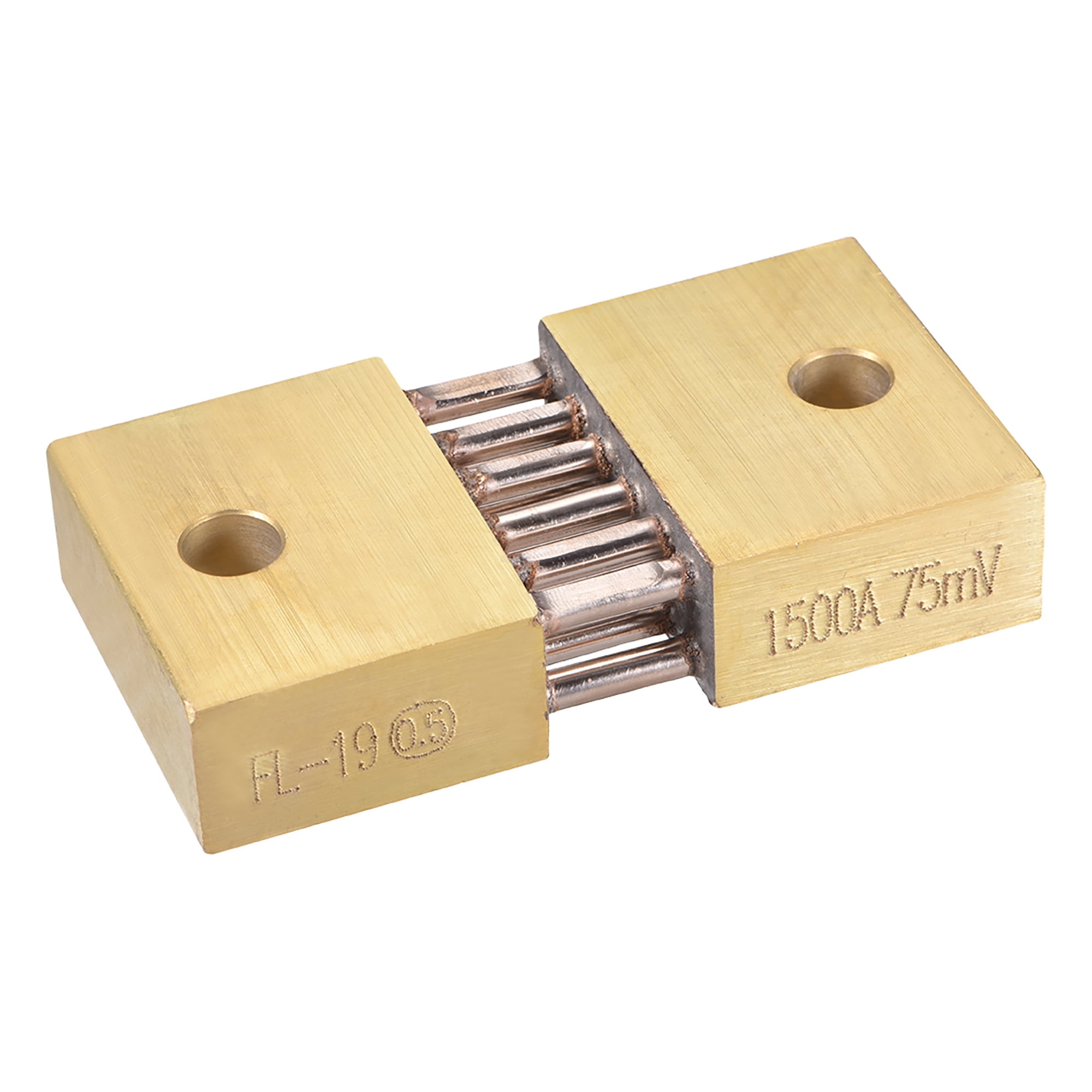 1500A 75mV Shunt Resistor for DC Current Ammeter Analog Panel Meter FL ...