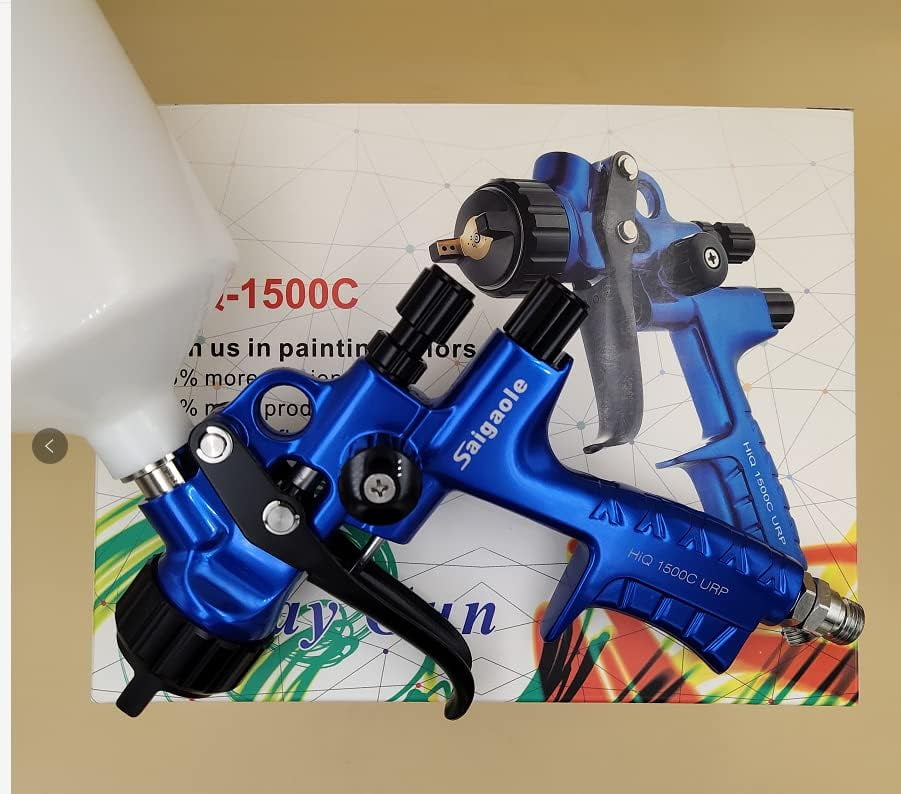 1500C Spray Gun 1.3mm car Painting Tool Low Pressure forging Alloy ...